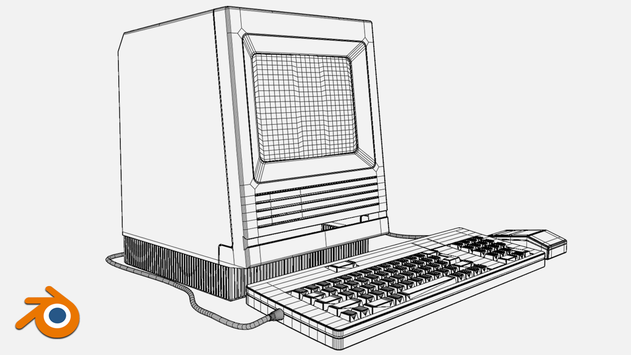 Old Apple Macintosh scene - Tutorial - Cinematography in Blender ...
