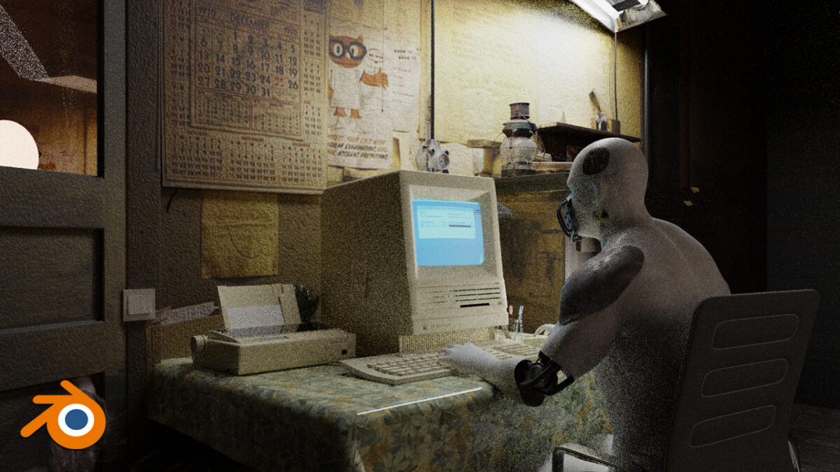 Old Apple Macintosh scene - Tutorial - Cinematography in Blender ...