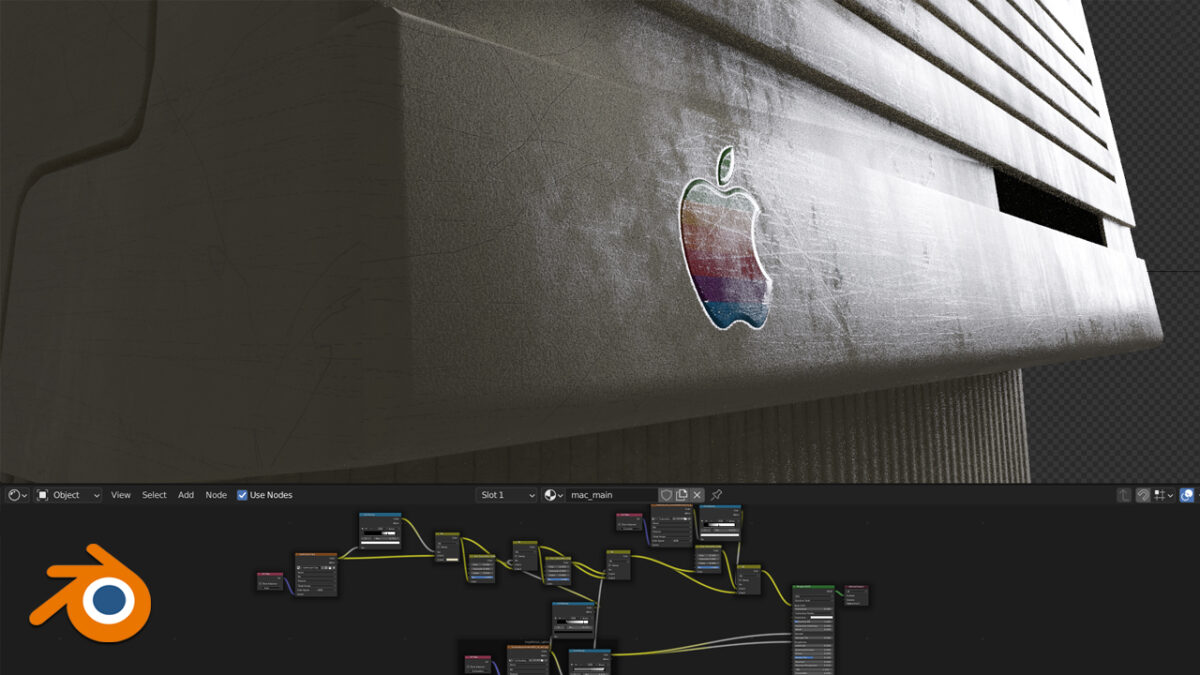 Old Apple Macintosh scene - Tutorial - Cinematography in Blender ...