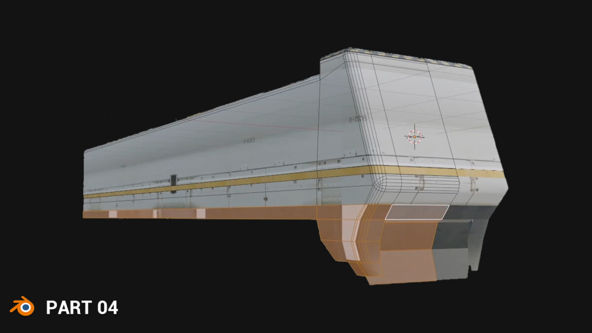 A quick way to model and texture anything in Blender - Train - step-by ...