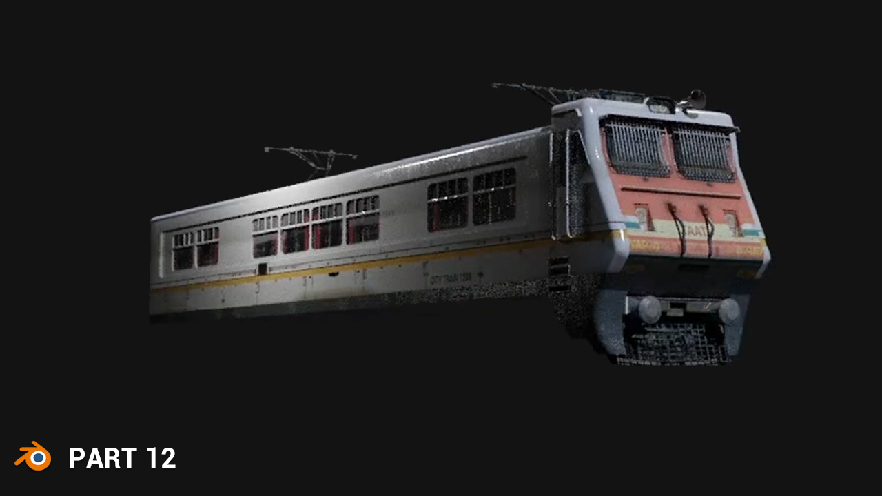 A quick way to model and texture anything in Blender - Train - step-by ...