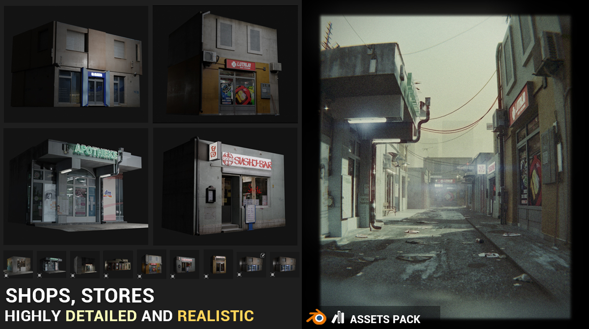 Blender files and Assets